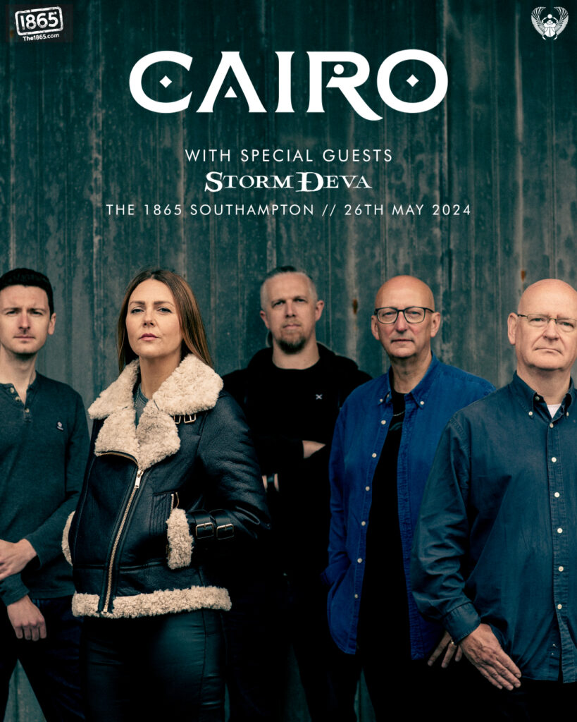 Cairo announce show at The 1865 in Southampton for 26th May 2024 - Cairo